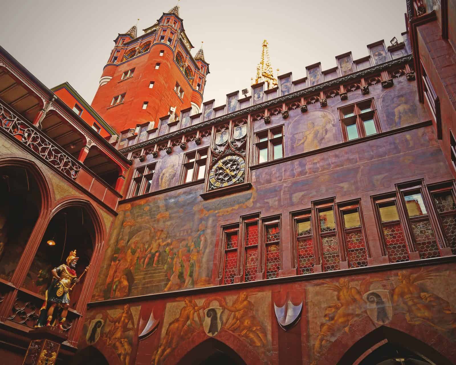 Fasnacht Festival, Basel Minster & Birseck Castle in Basel, Switzerland ...